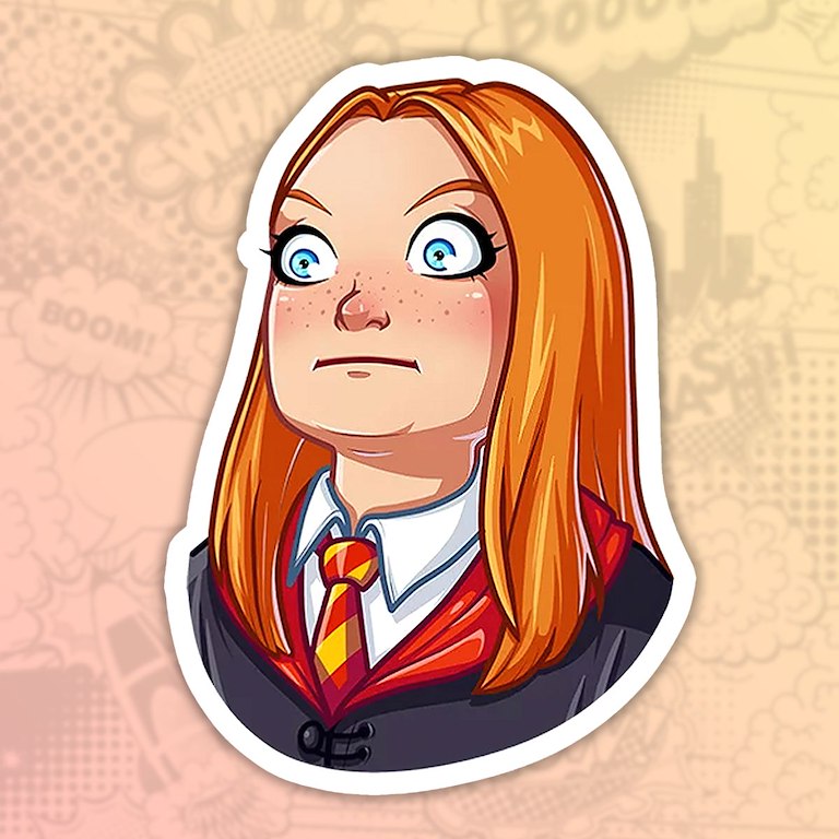 GINNY WEASLEY – HARRY POTTER STIKER