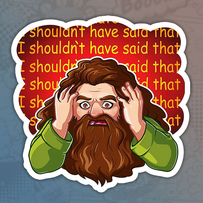 HAGRID – HARRY POTTER STIKER