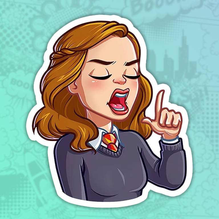 HERMIONA 2 – HARRY POTTER STIKER