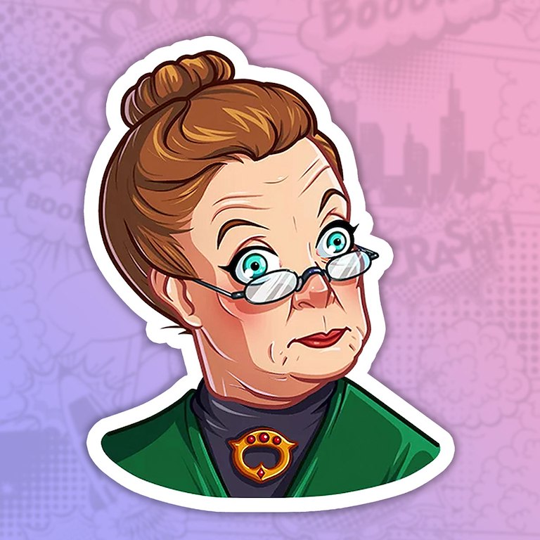 PROFESSOR MCGONAGALL – HARRY POTTER STIKER