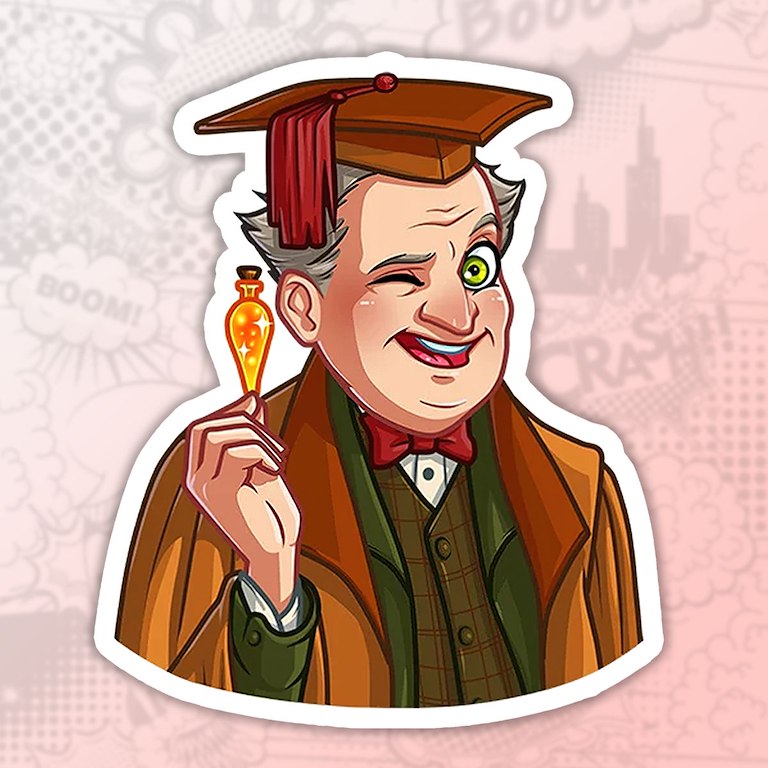 PROFESSOR SLUGHORN – HARRY POTTER STIKER