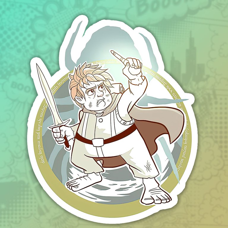 SAM LOTR STIKER