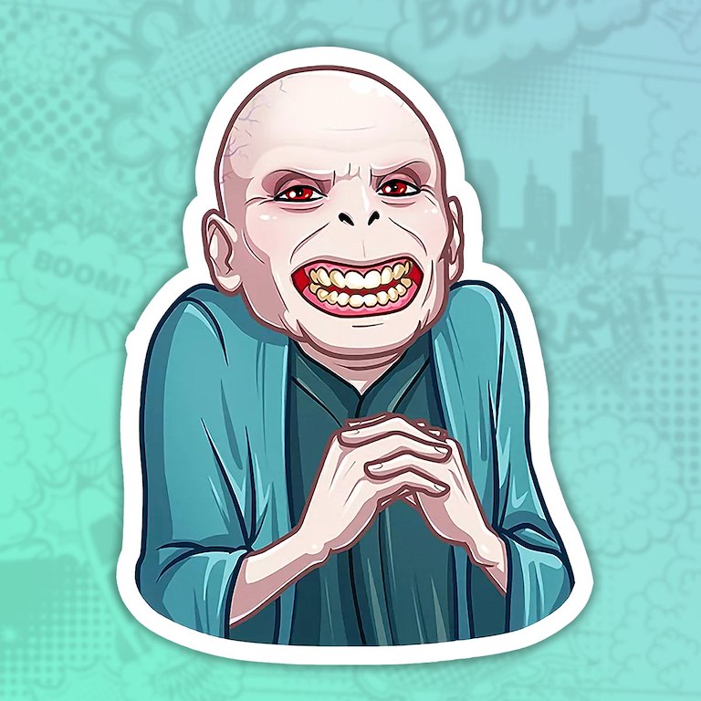 VOLDEMORT – HARRY POTTER STIKER