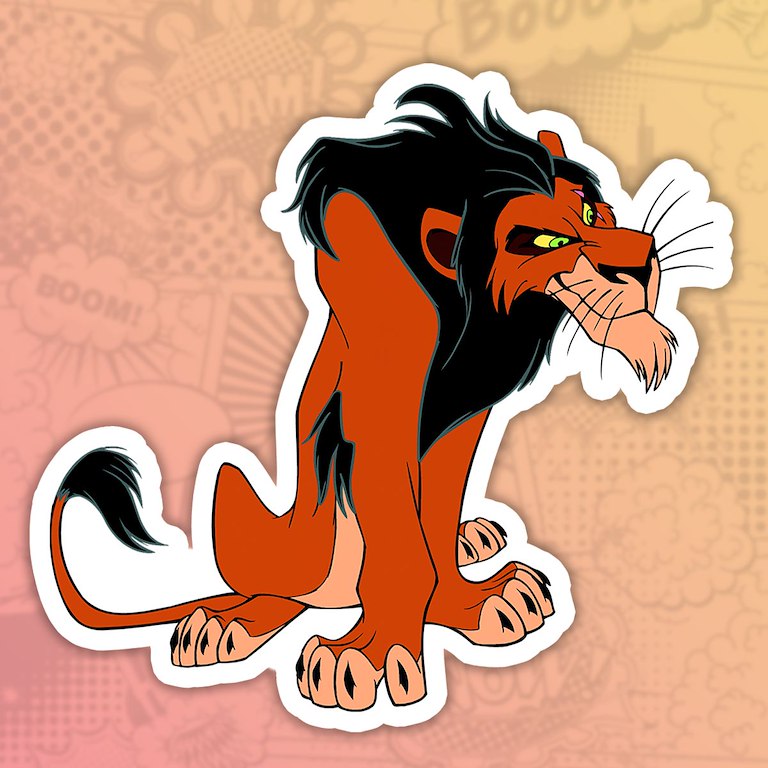 LION KING STIKER 3