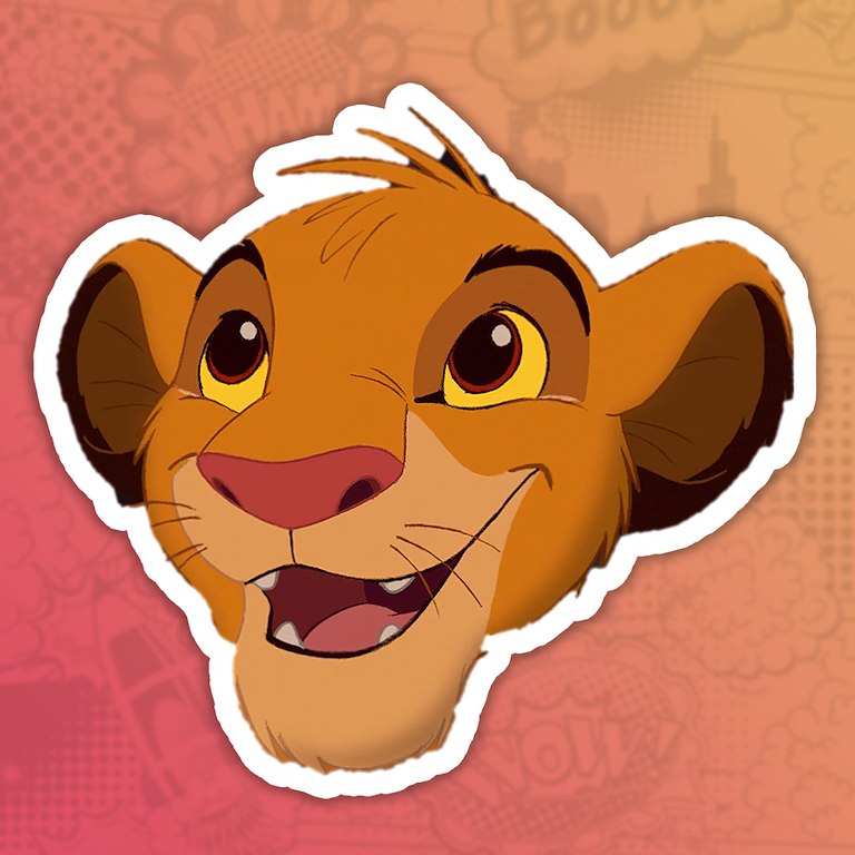 LION KING STIKER 5