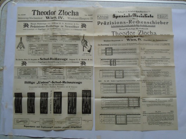 Theodor Zlocha Wien, 2 promo A3 lista