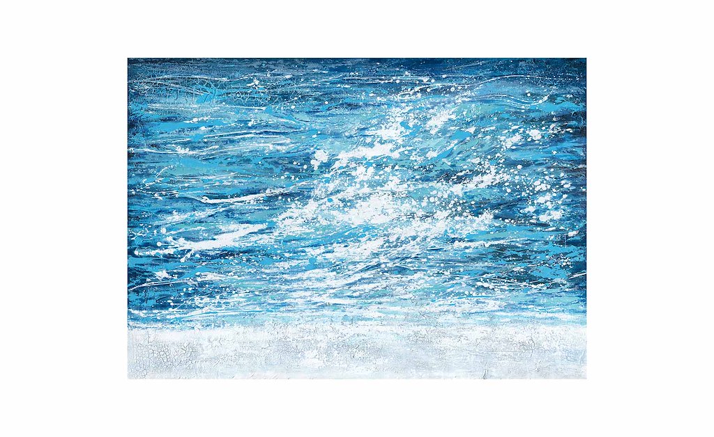 Slika Crystal waves 80x120 cm