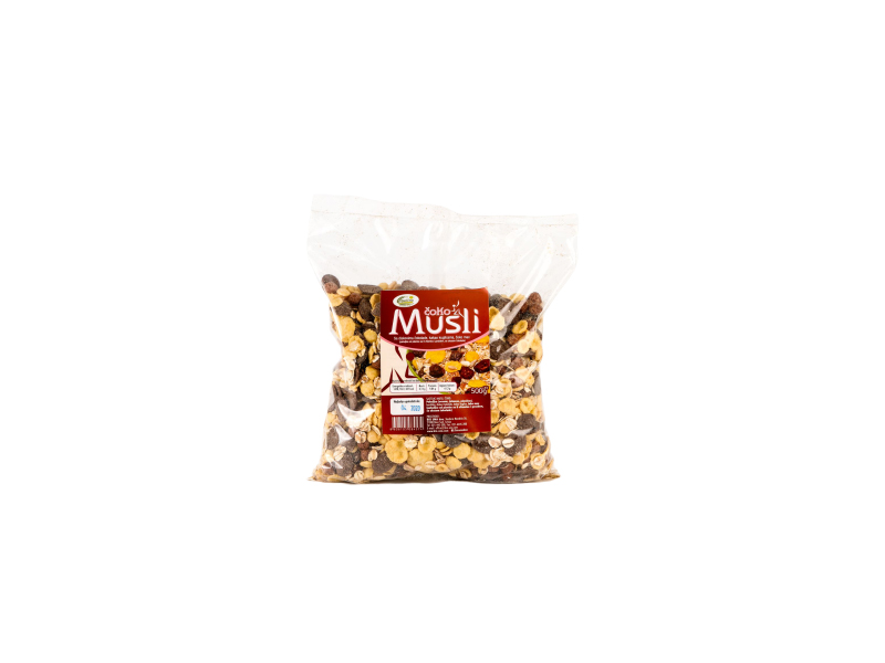 MUSLI ČOKO 0,5 KG BIO UNA