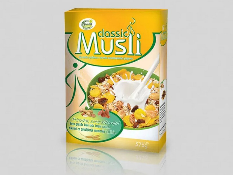 MUSLI CLASIC 0,5 kg KG BIO UNA