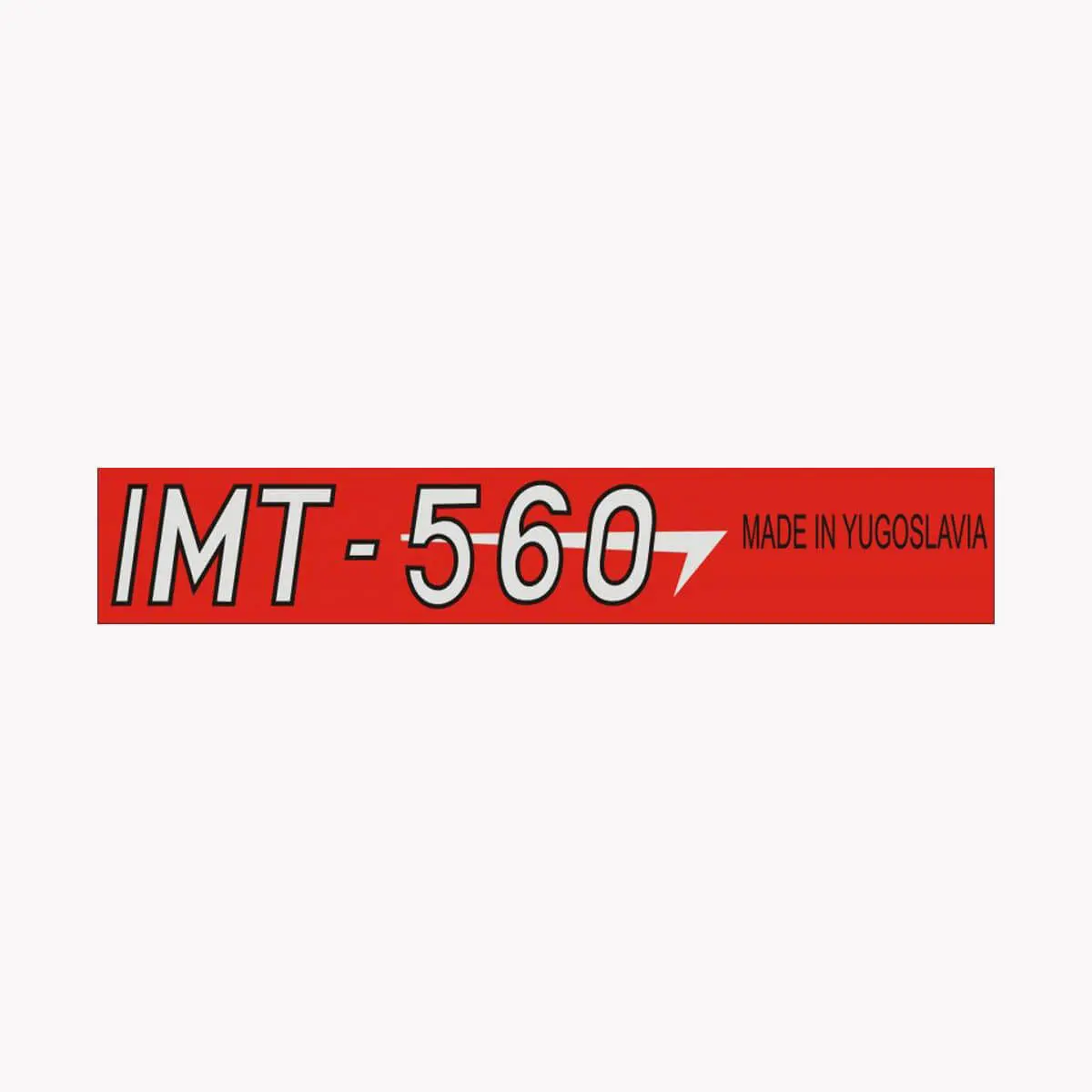 CAR 888 ACCESSORIES Nalepnica "Imt 560" velika crvena