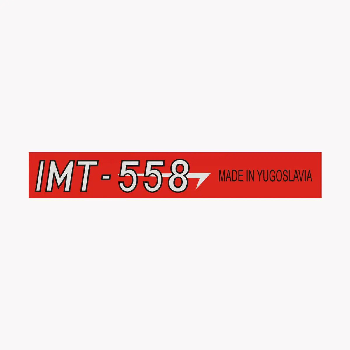 CAR 888 ACCESSORIES Nalepnica "Imt 558" mala crvena