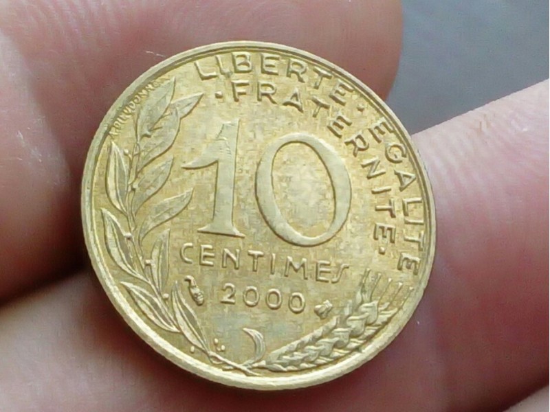 Francuska, 10 centi 2000