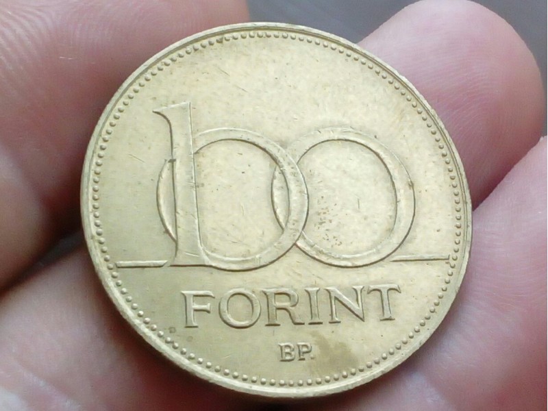 Madjarska, 100 forinti 1996