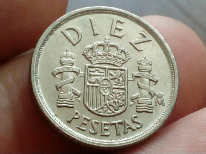 Spanija, 10 pezeta 1983