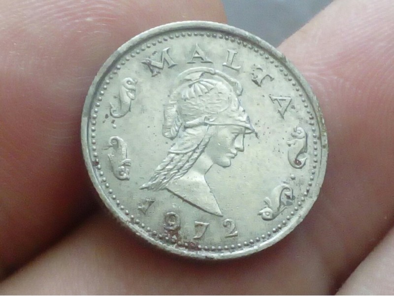 Malta, 2 centa 1972