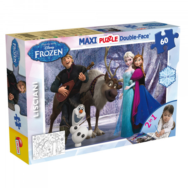 Lisciani Slagalica Maxi Frozen 2u1 složi i 60pcs