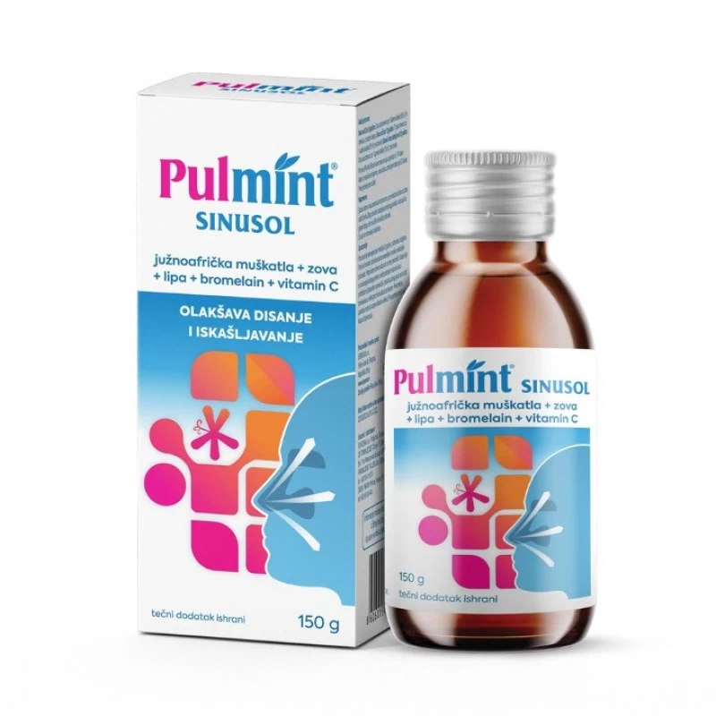 PULMINT SINUSOL TEČNI DODATAK ISHRANI, 150G