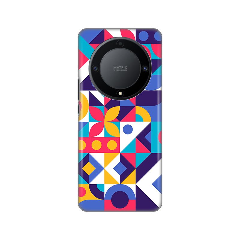 Maskica Silikonska Print Skin za Honor Magic 5 Lite Colorful Mosaic