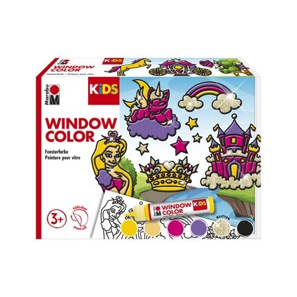 KIDS Window Color Princess 6x25ml