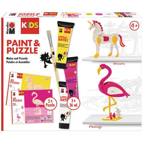 MARABU KiDS Paint & Puzzle set