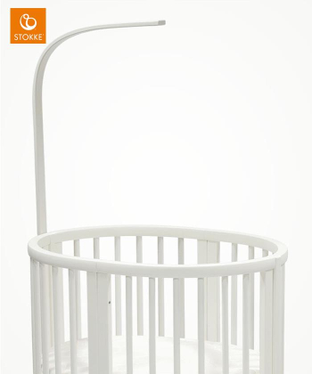 Stokke Sleepi V3 drape rod nosač za baldahin - White