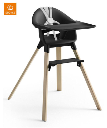 Stokke CLikk drvena hranilica za bebe Black Natural