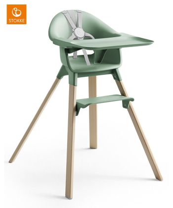 Stokke CLikk drvena hranilica za bebe CLover Green