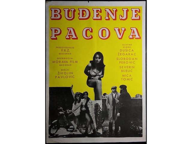 BUDJENJE PACOVA (1967) Živojin Pavlović FILMSKI PLAKAT