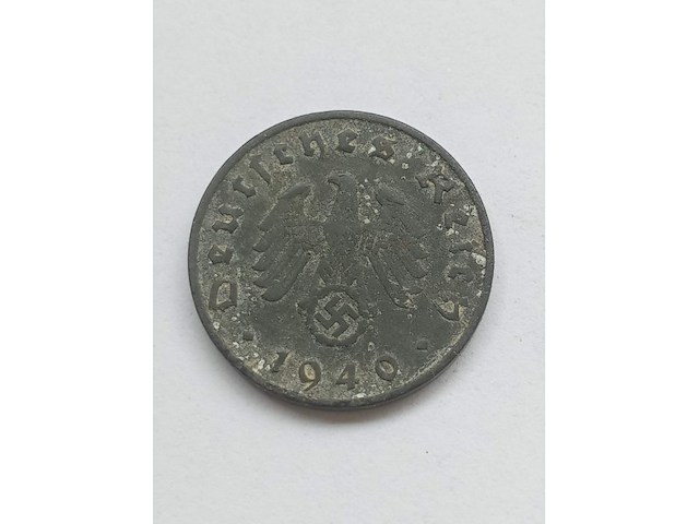 10 Pfennig 1940.g - Nemačka - Kukasti Krst - Svastika