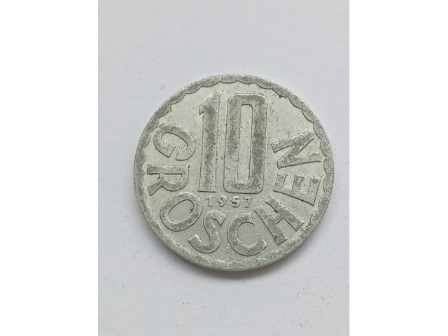 10 Groša 1957.g - Austrija -