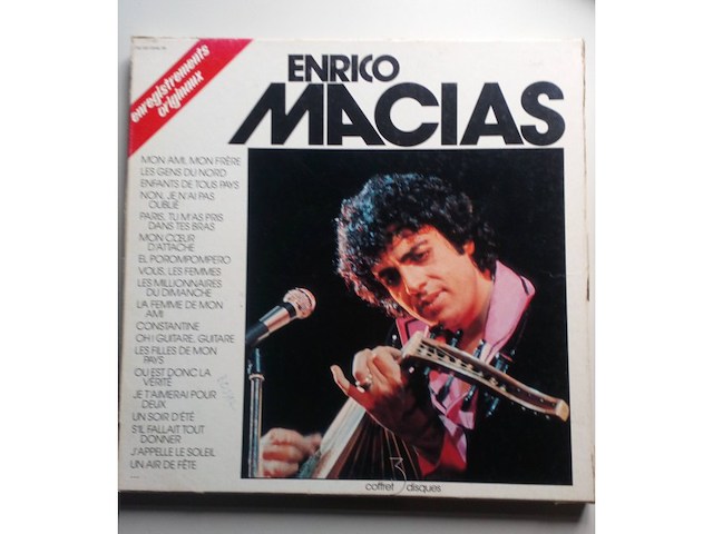 Enrico Macias - Enrico Macias 3 LP Box Set