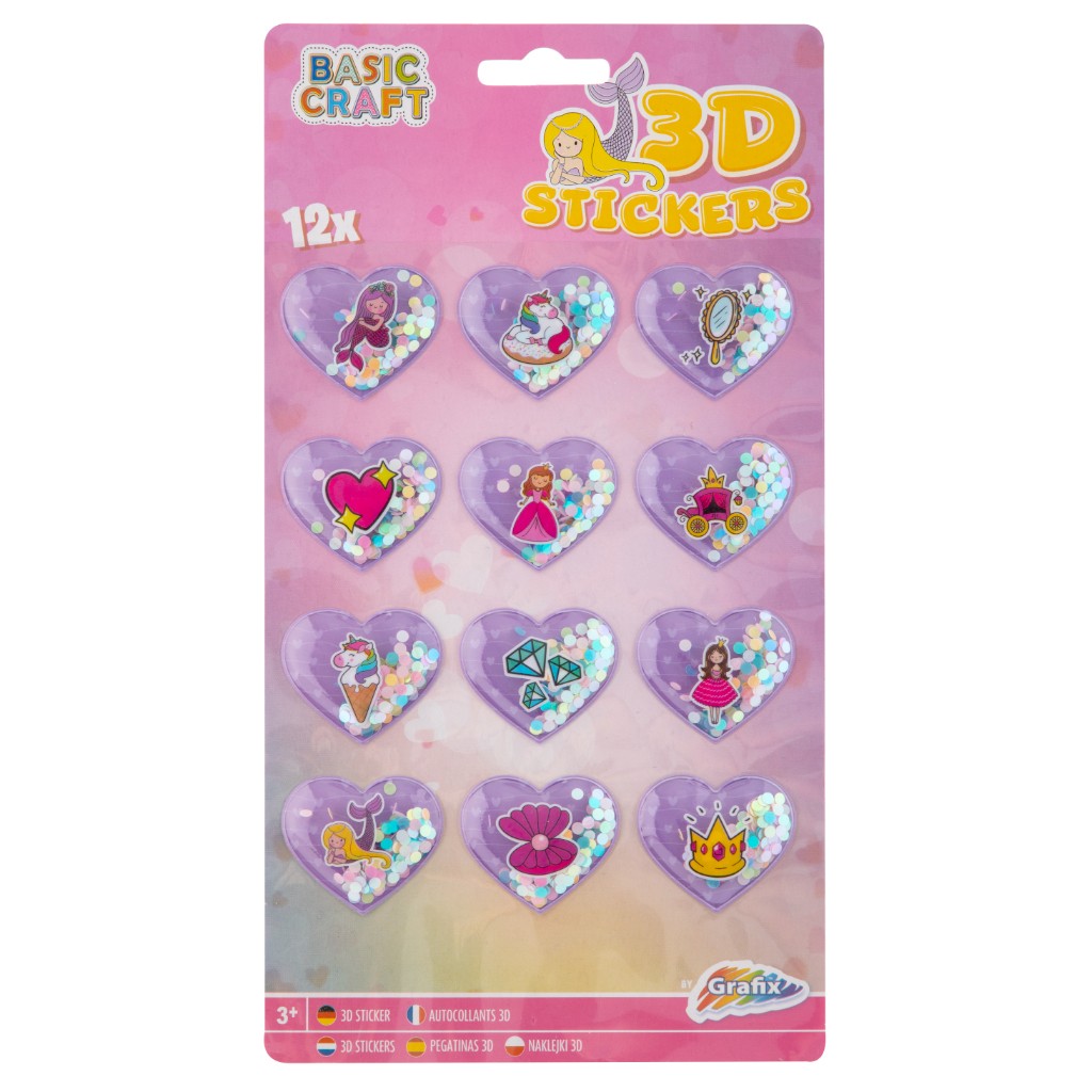 3D STIKERI – ROZE