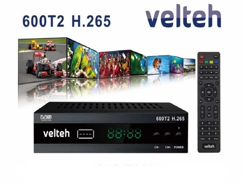 VELTEH SET TOP BOX 600T2 H.265 00T204