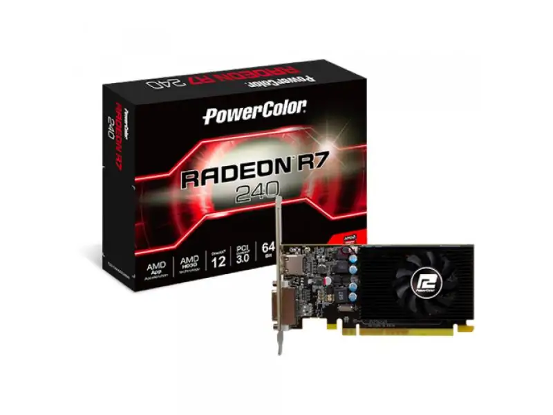 POWER COLOR RADEON R7 240 2GBD5-HLEV2