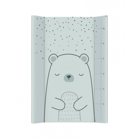 KikkaBoo meka podloga za povijanje 80x50cm Bear with me Mint