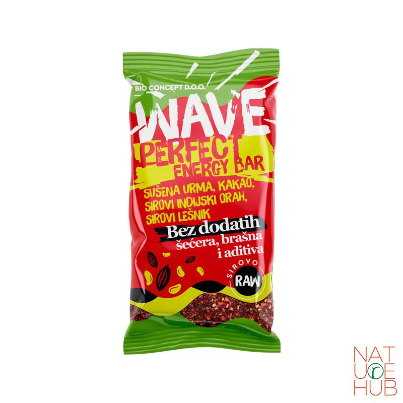 Wave Perfect energy bar - sirovo