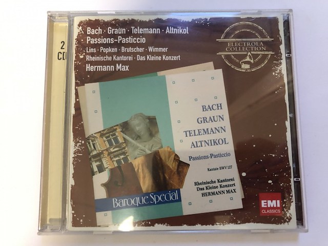 Bach - Graun - Telemann - Altnikol