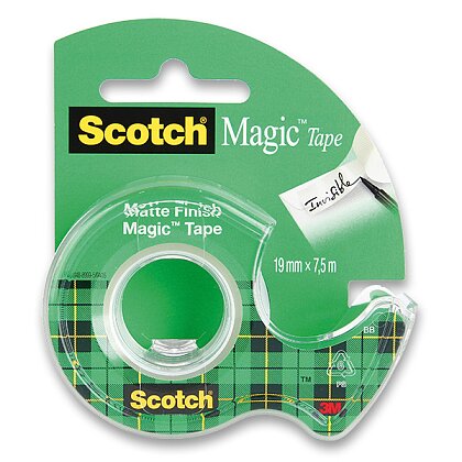 Lepljiva traka Scotch Magic 810 na stalku, 19mm x 7,5m ; 8-1975D