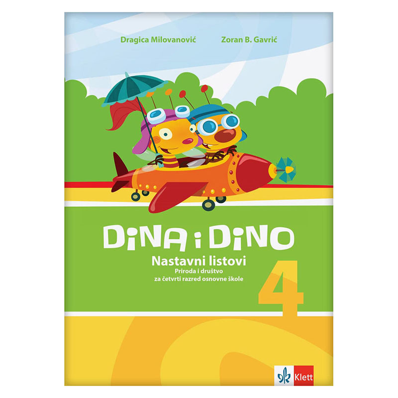 Priroda i drustvo 4 nastavni listovi Dina i Dino na bosanskom jeziku 2020