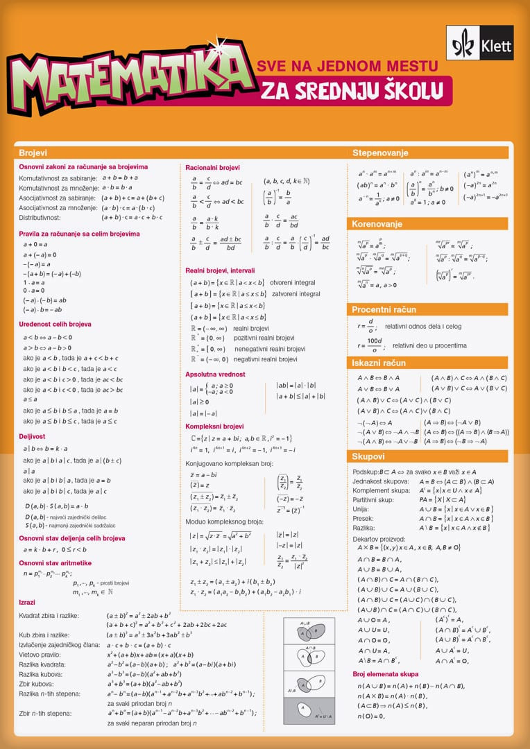 Matematika za srednju skolu-sve na jednom mestu