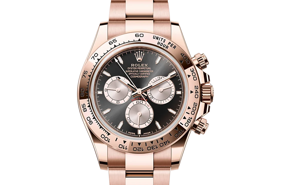 Rolex
COSMOGRAPH DAYTONA
Oyster, 40 mm, Everose gold
M126505-0001