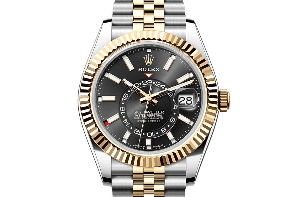 Rolex
Sky-Dweller
Oyster, 42 mm, Oystersteel and yellow gold
M336933-0004