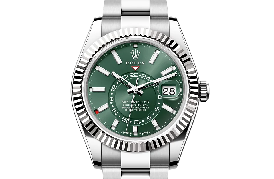 Rolex
SKY-DWELLER
Oyster, 42 mm, Oystersteel and white gold
M336934-0001
