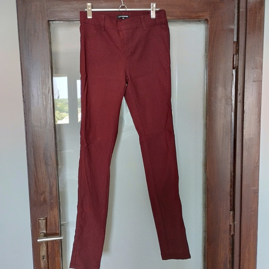 Bordo skinny pantalone