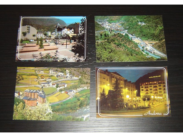 LOT od 4 nekorišćene razglednice ANDORE