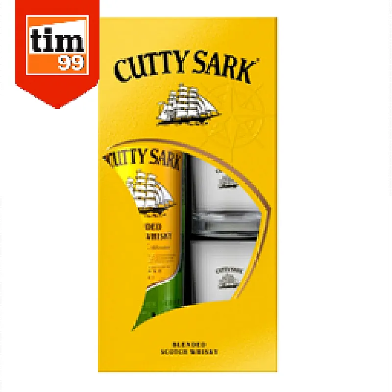 CUTTY SARK 0.7 + 2 ČAŠE