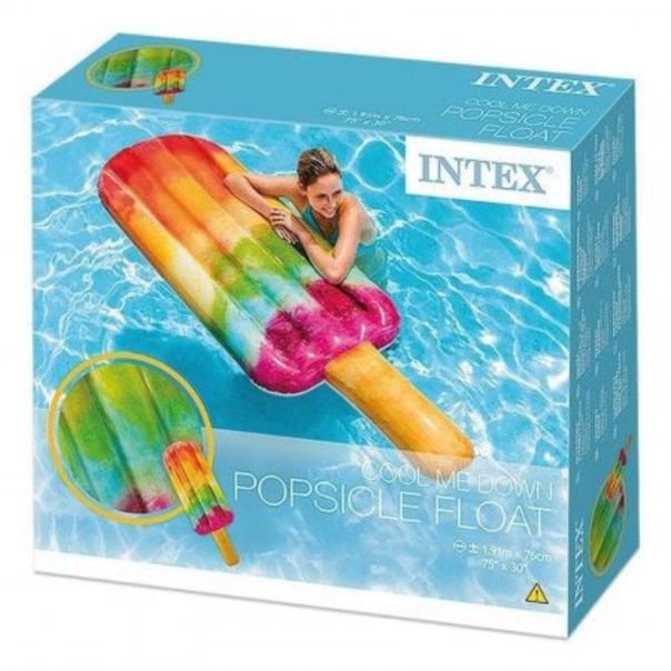 INTEX Jastuk na naduvavanje sladoled rainbow 58766EU