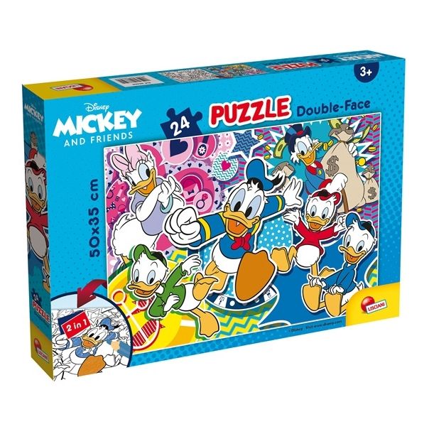 LISCIANI Puzzle Disney Paja Patak složi I oboji - 24 dela