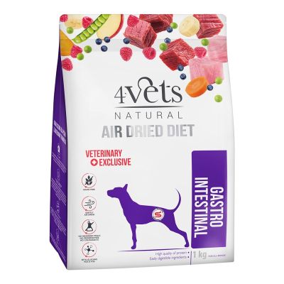 4Vets Natural Dog Sušena Veterinarska Dijeta Gastro Intestinal 1kg