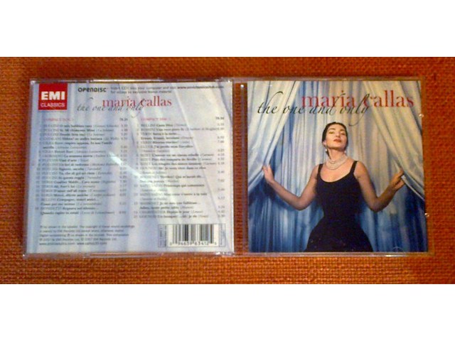 MARIA CALLAS - The One And Only (2CD) Made in EU